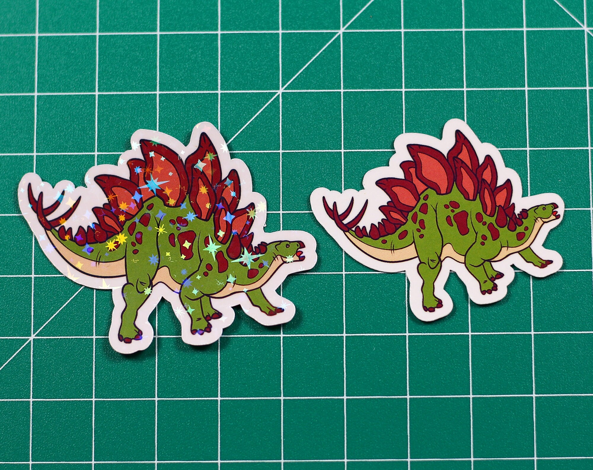 Stegosaurus Sticker Classic Vinyl Sticker – TherbisStudio