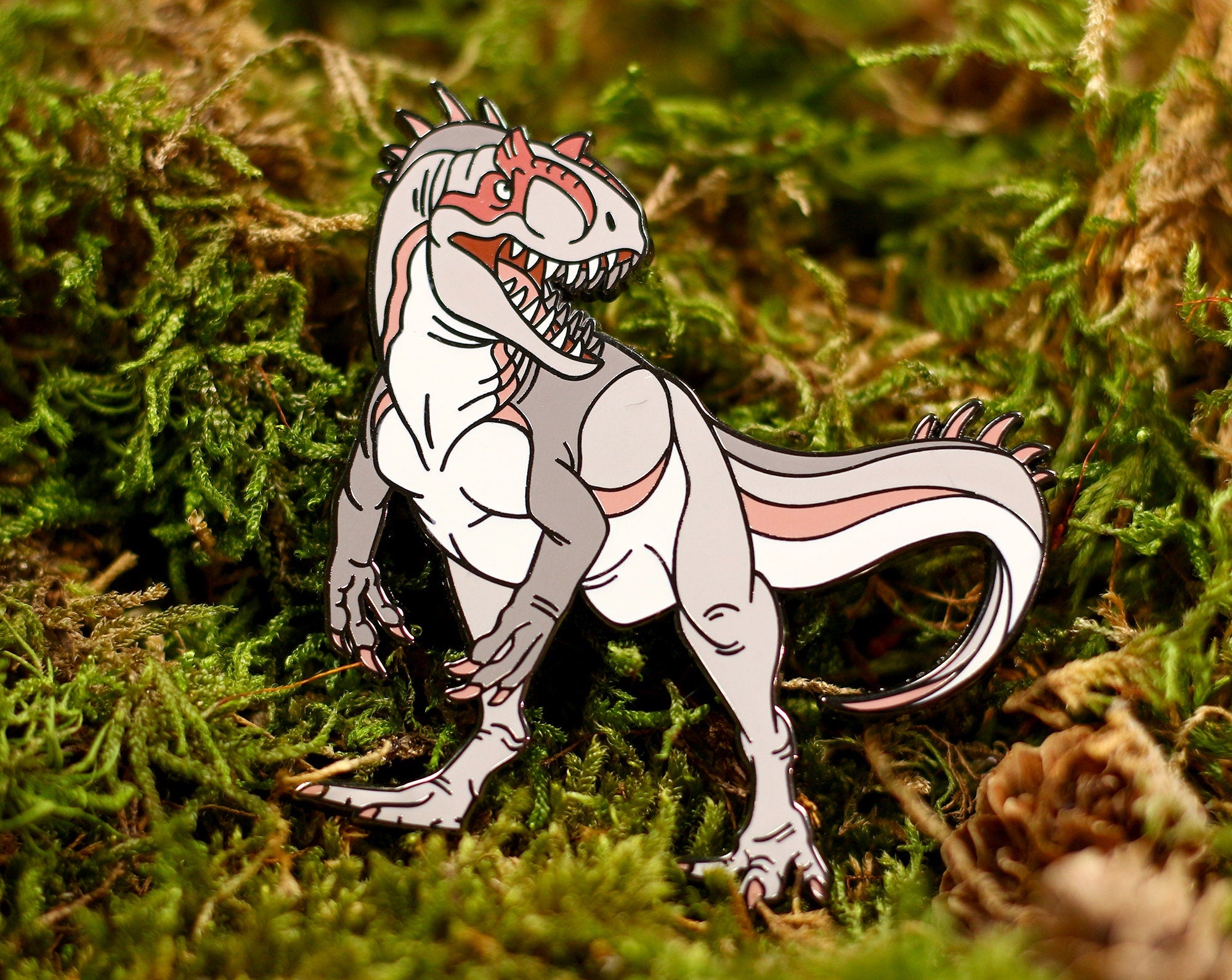 Allosaurus Albino Pin – TherbisStudio